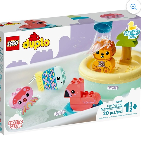 Lego | Toys | Lego Duplo Bathtime Fun Set 2 Pieces Ages 12 Easy Clean ...